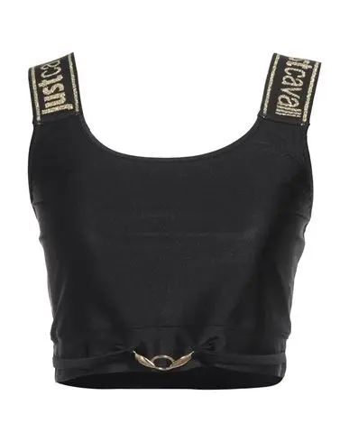 Just Cavalli Top Size Polyamide, Elastane - Black