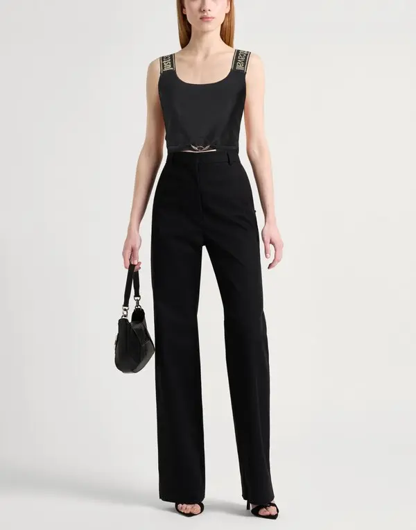 Just Cavalli Metallic Crop Top