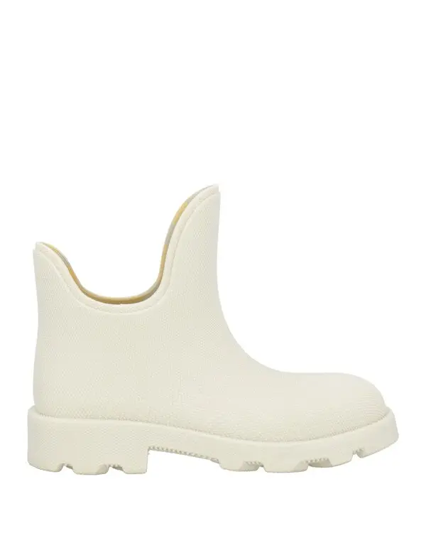 Burberry Plastic Ankle Boots - White