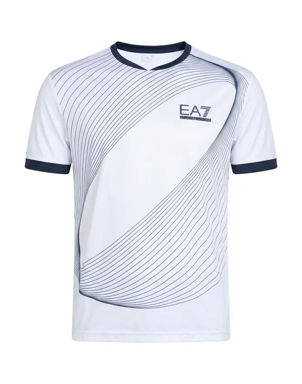 EA7 Printed Jersey T-shirt - White