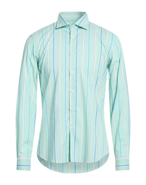 MANUEL RITZ Shirt Size Cotton, Polyamide, Elastane - Green