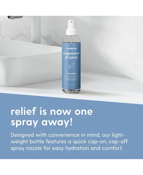 M3 Naturals Unscented Magnesium Oil Spray