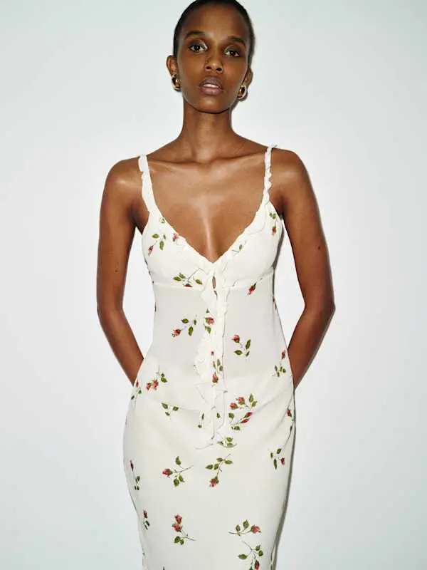 REFORMATION Cori Top - Ivory