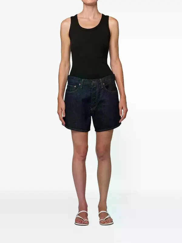 AGOLDE Leith Denim Shorts - Blue