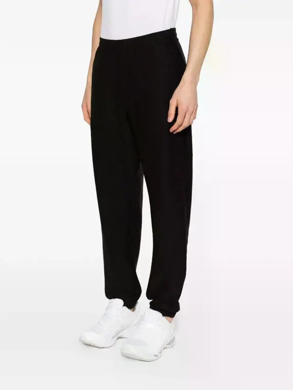Emporio Armani Patterned Track Pants - Black