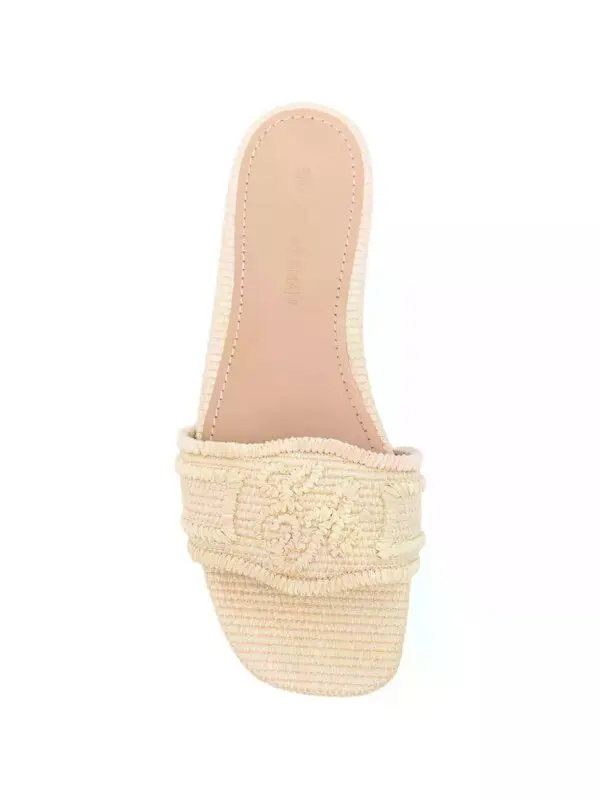 Emporio Armani Woven Sandals - Neutrals