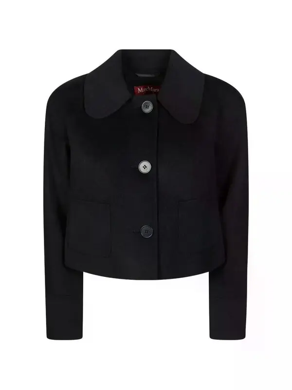 Max Mara Buttoned Pocket Jacket - Black