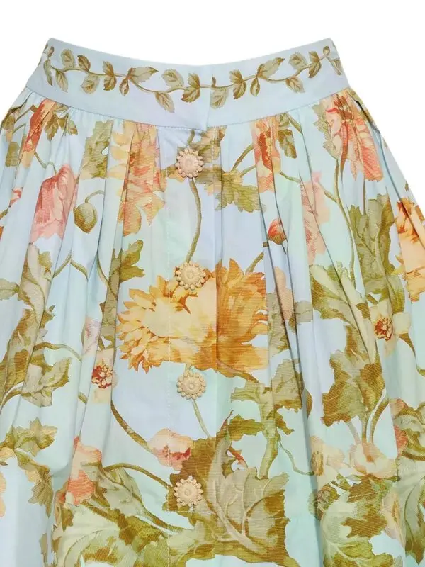 Cara Cara Betty Button-detail Mini Skirt