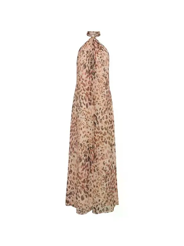 Cara Cara Marion Halterneck Maxi Dress - Neutrals
