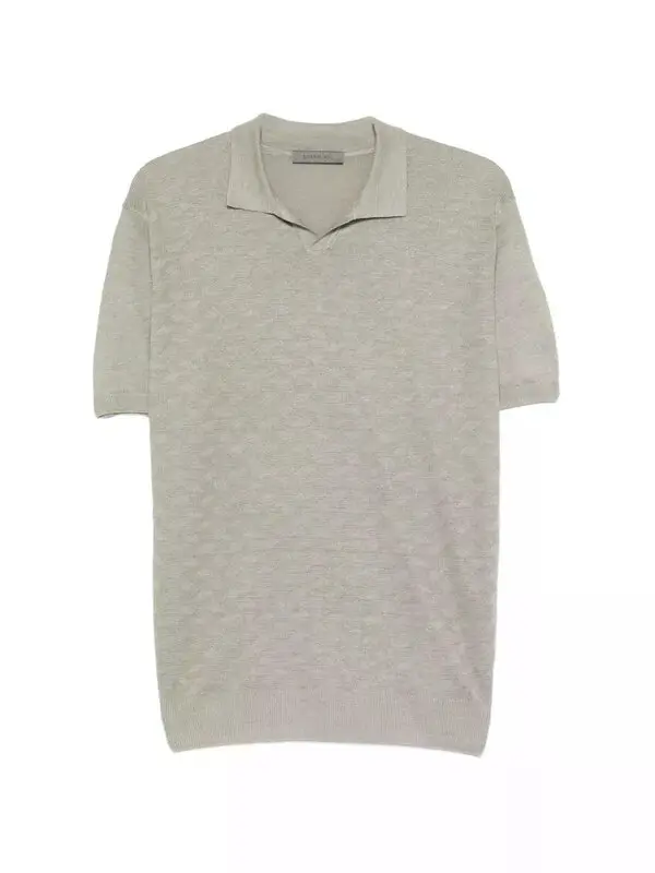 Corneliani Knitted Polo Shirt - Neutrals