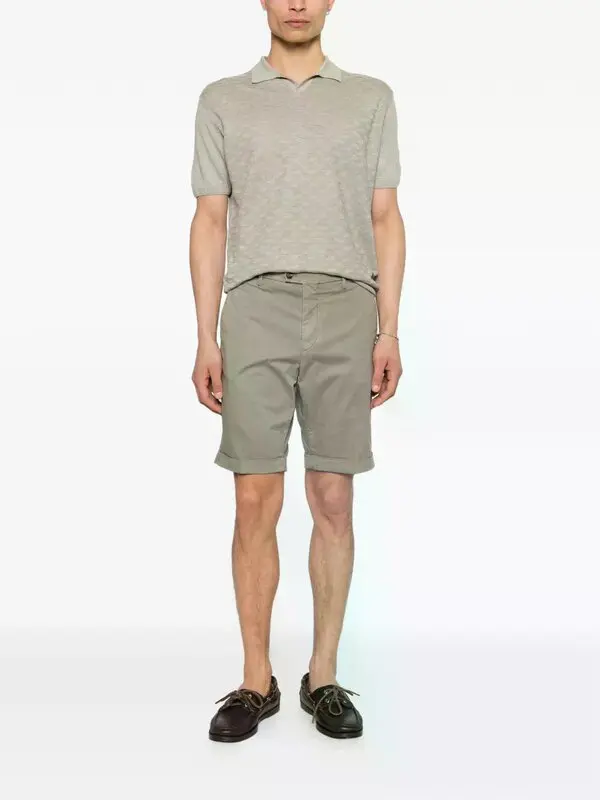 Corneliani Knitted Polo Shirt - Neutrals
