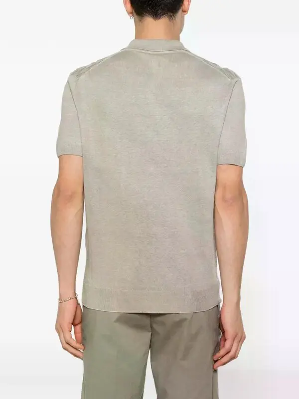 Corneliani Knitted Polo Shirt - Neutrals