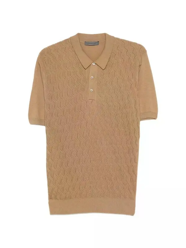 Corneliani Textured Polo Shirt
