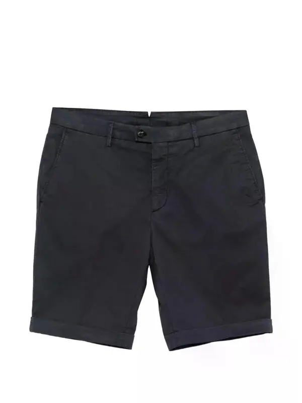 Corneliani Cuffed Shorts - Blue