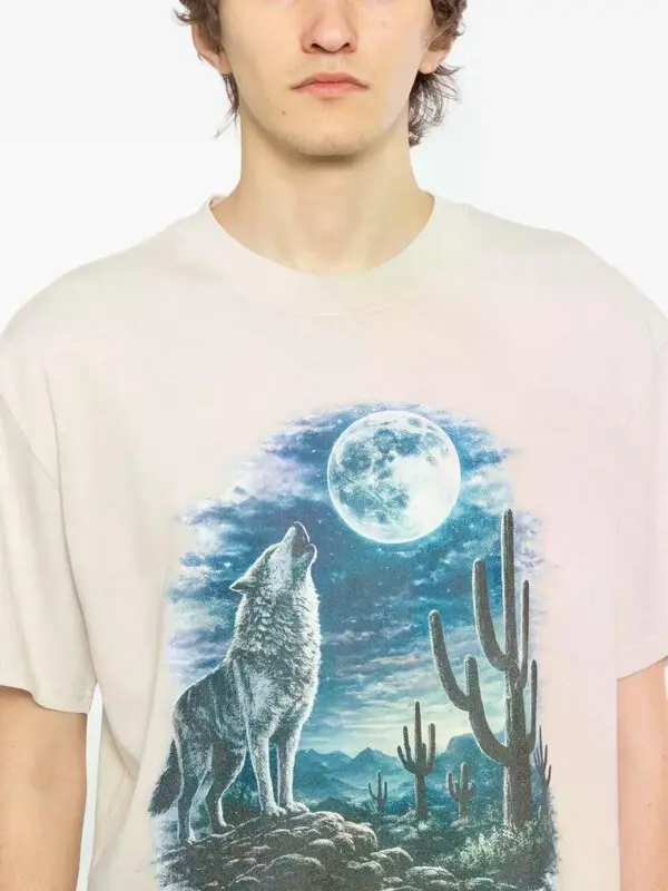 MELT Graphic-print T-shirt - Neutrals