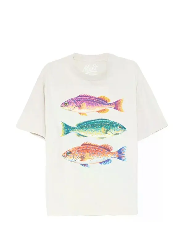 MELT Fish-print T-shirt
