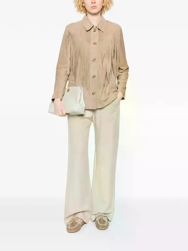 BLUSOTTO Fringed Jacket