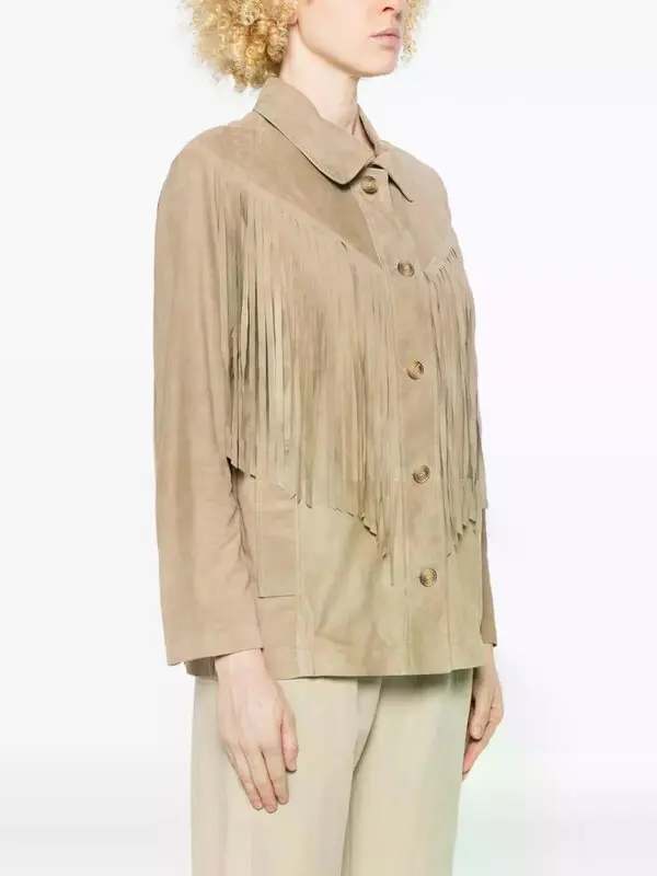 BLUSOTTO Fringed Jacket