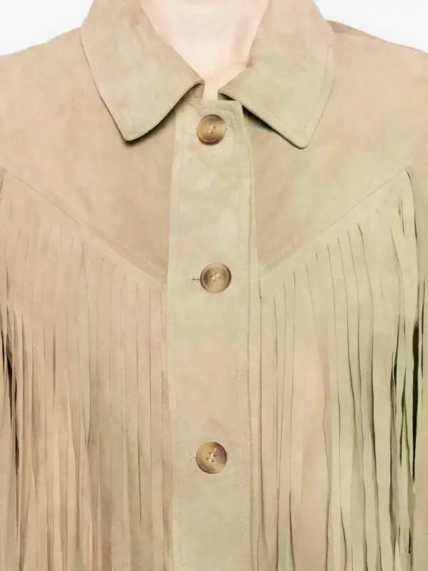 BLUSOTTO Fringed Jacket