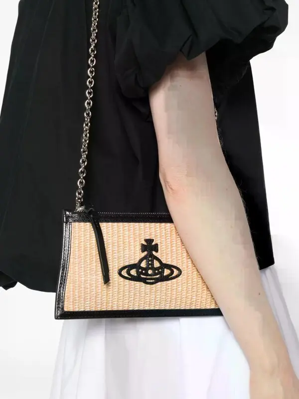 VIVIENNE WESTWOOD Small Flat Clutch - Neutrals