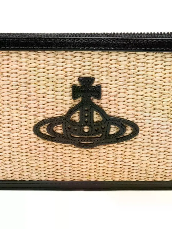 VIVIENNE WESTWOOD Small Flat Clutch - Neutrals