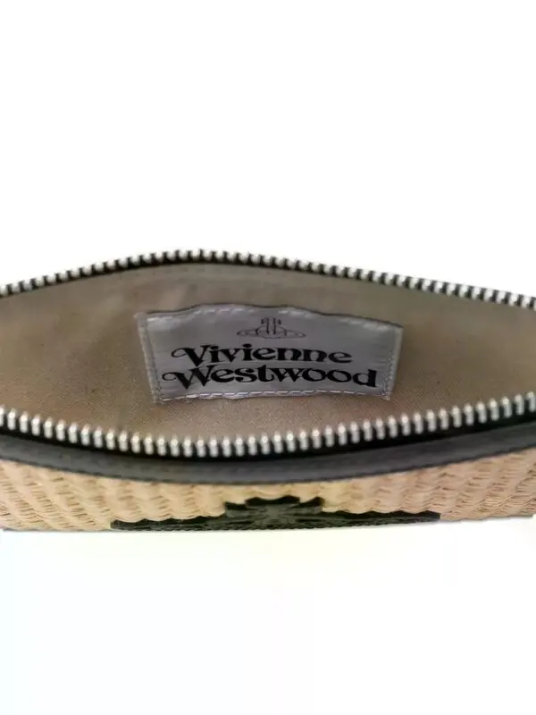 VIVIENNE WESTWOOD Small Flat Clutch - Neutrals