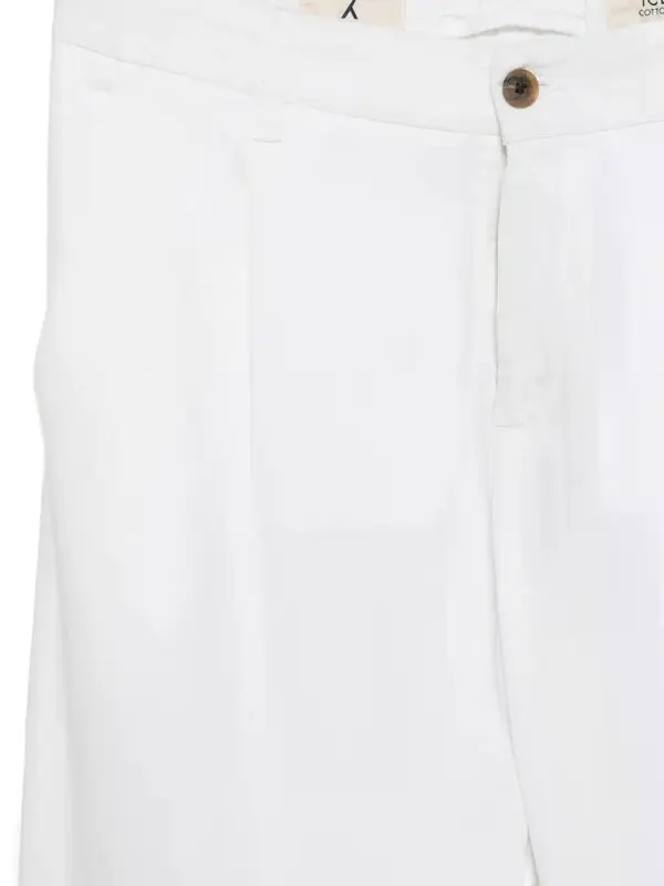 MYTHS Pleated Trousers - White