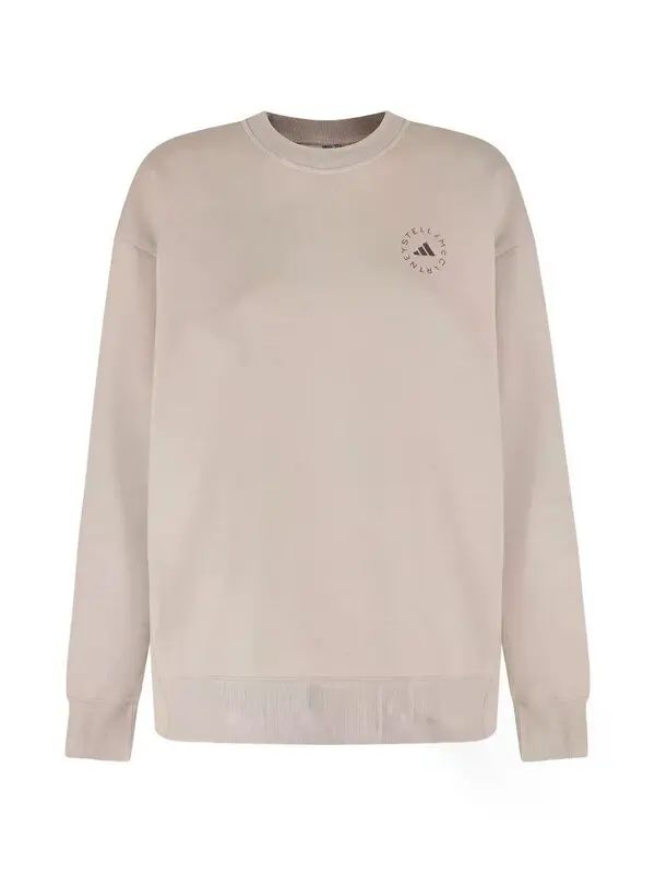 Adidas By Stella McCartney X Stella Mccartney Loose Cotton Sweatshirt - Neutrals
