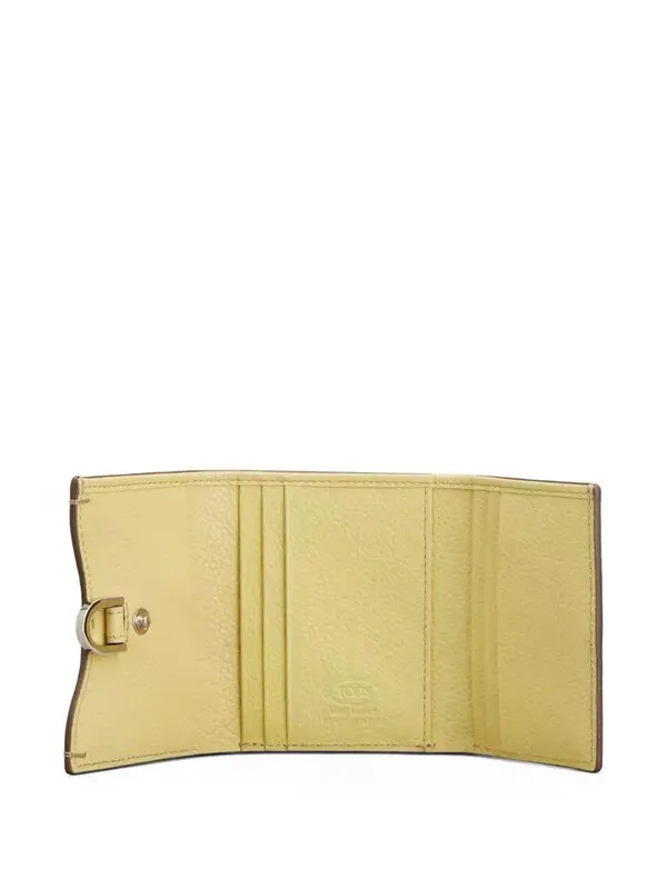 TOD'S Tri-fold Stitched Wallet