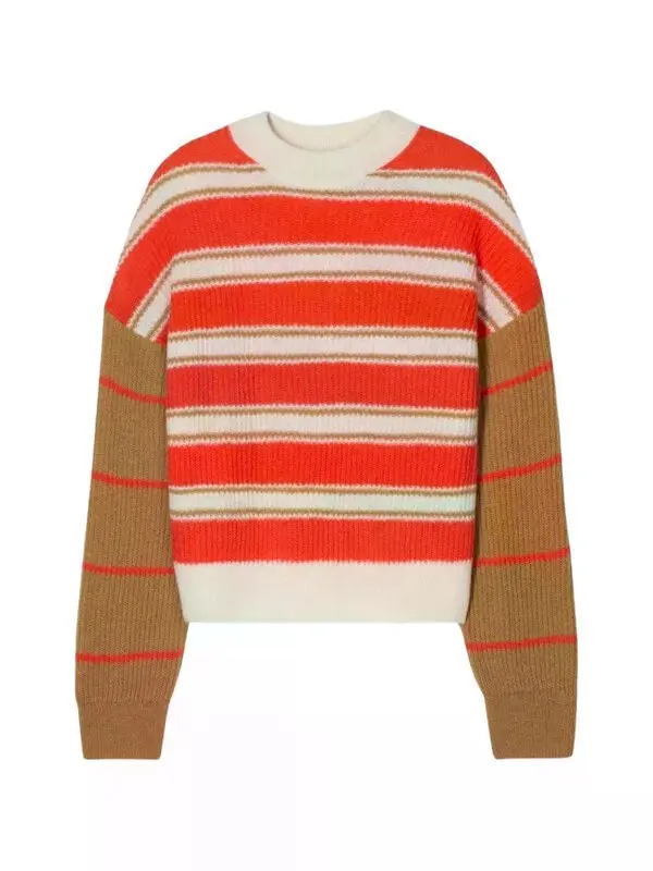 Closed Striped Crew-neck Sweater