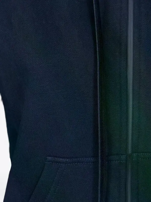 Max Mara Nuvole Zip-up Cotton Hoodie - Blue