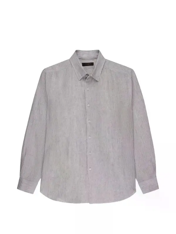 GLANSHIRT Linen Shirt - Brown