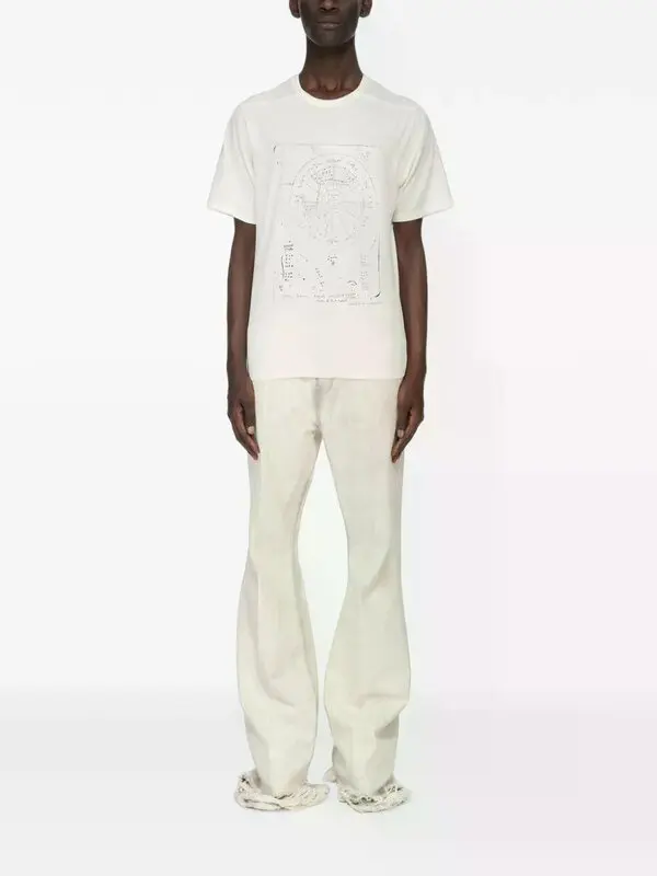 Rick Owens Temple Brad T-shirt In Classic Cotton Jersey
