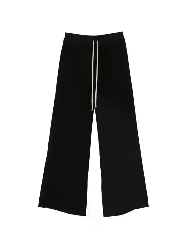 Rick Owens Drawstring Wide-leg Trousers - Black