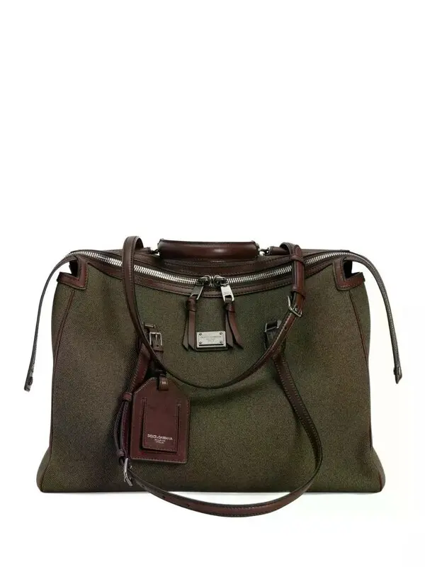 Dolce & Gabbana Vittoria Zip-fastening Tote Bag - Green