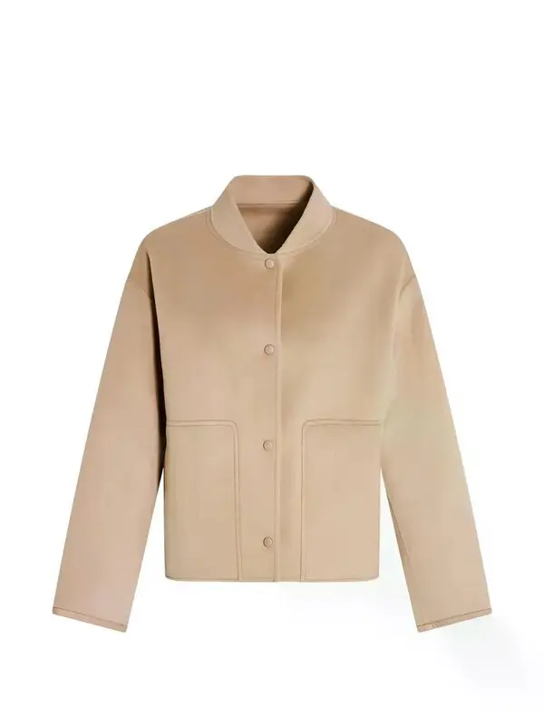 YVES SALOMON Snap-button Bomber Jacket