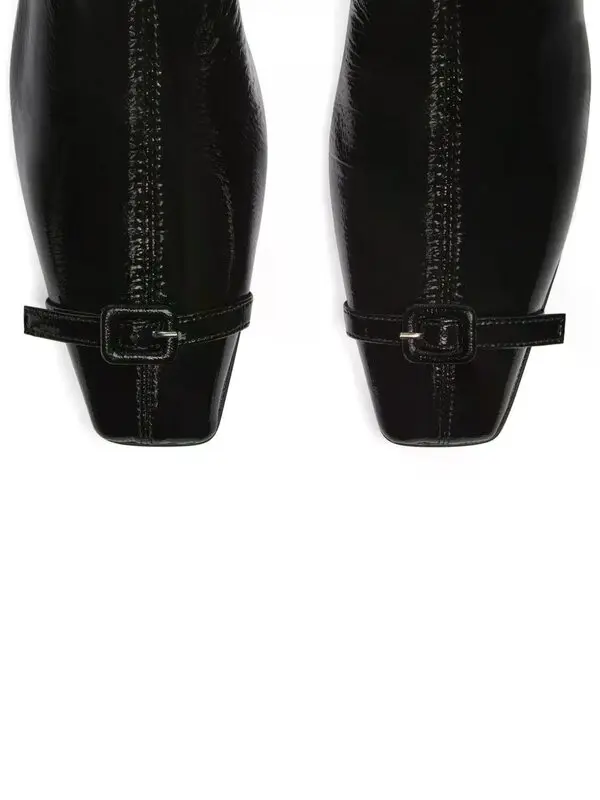 COURREGES Buckled Flat Boots