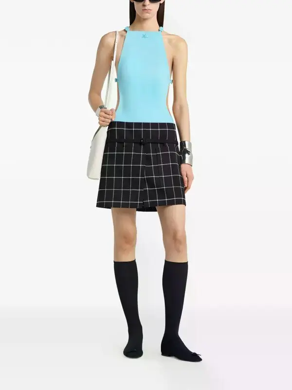 COURREGES Buckled Flat Boots