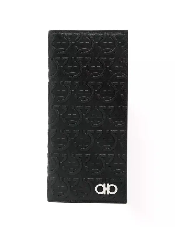 FERRAGAMO Logo Wallet - Black