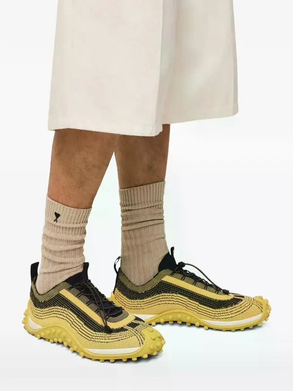 Ami Mirage Lace-up Sneakers - Yellow