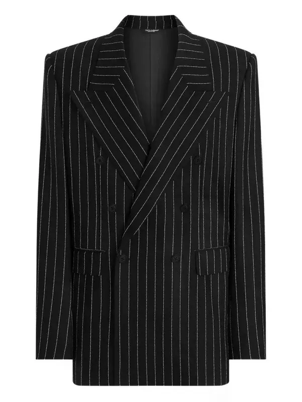 Dolce & Gabbana Striped Double-breasted Blazer