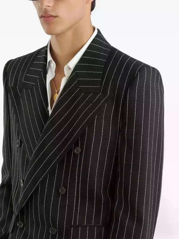Dolce & Gabbana Striped Double-breasted Blazer