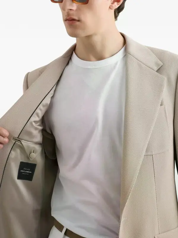 Dolce & Gabbana Pocket Single-breasted Blazer
