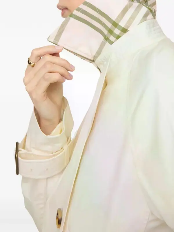 Burberry Cropped Ladybrook Trench Jacket - Neutrals