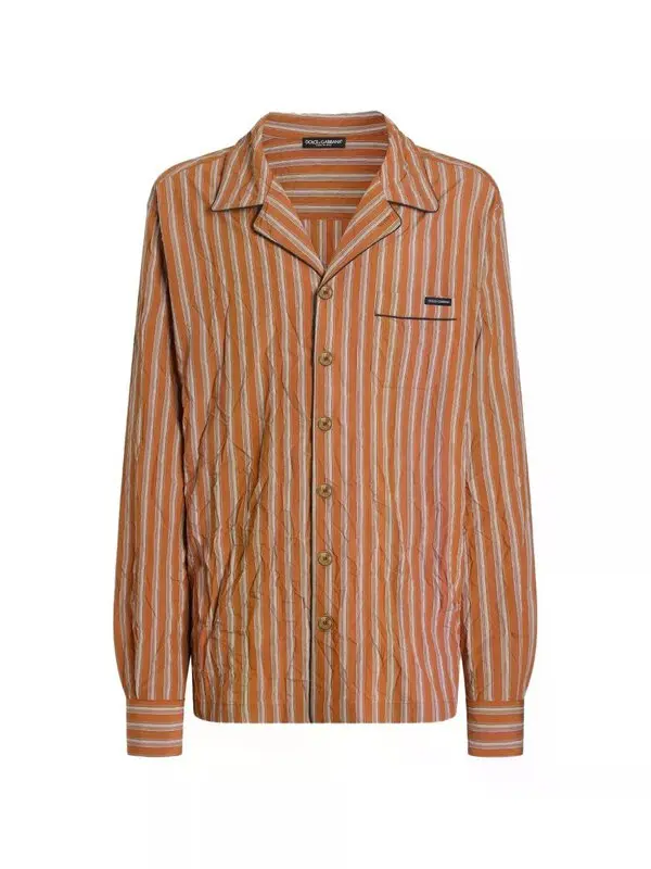 Dolce & Gabbana Striped Pocket Shirt