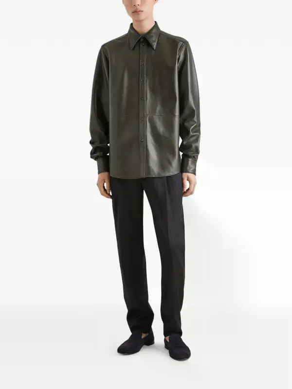 Dolce & Gabbana Nappa Leather Shirt