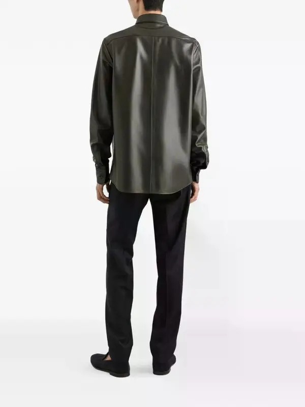 Dolce & Gabbana Nappa Leather Shirt