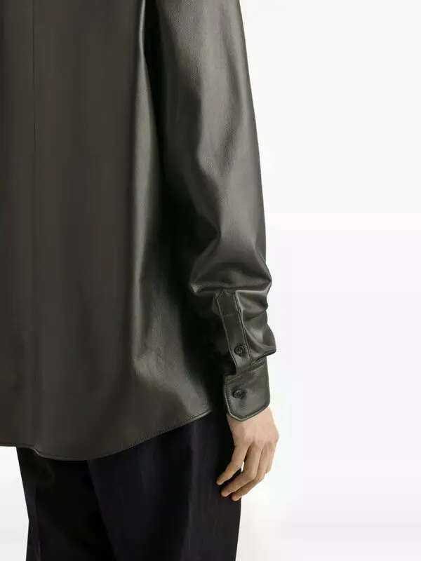 Dolce & Gabbana Nappa Leather Shirt