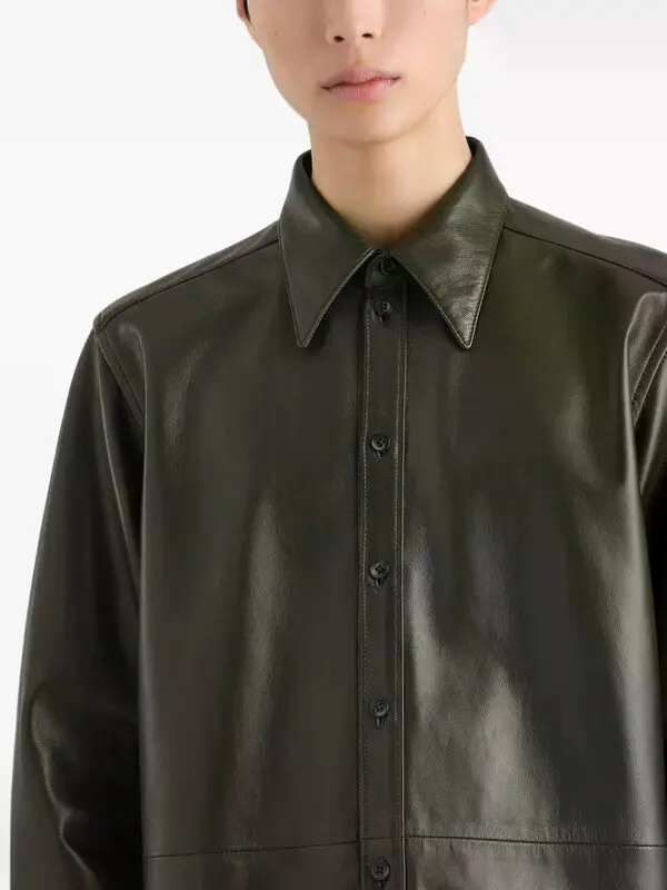 Dolce & Gabbana Nappa Leather Shirt