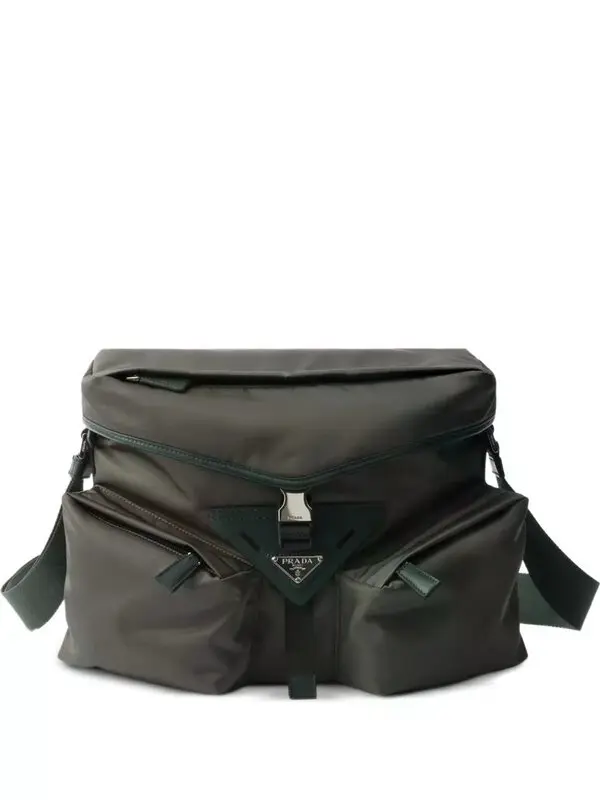 Prada Re-nylon Messenger Bag - Green